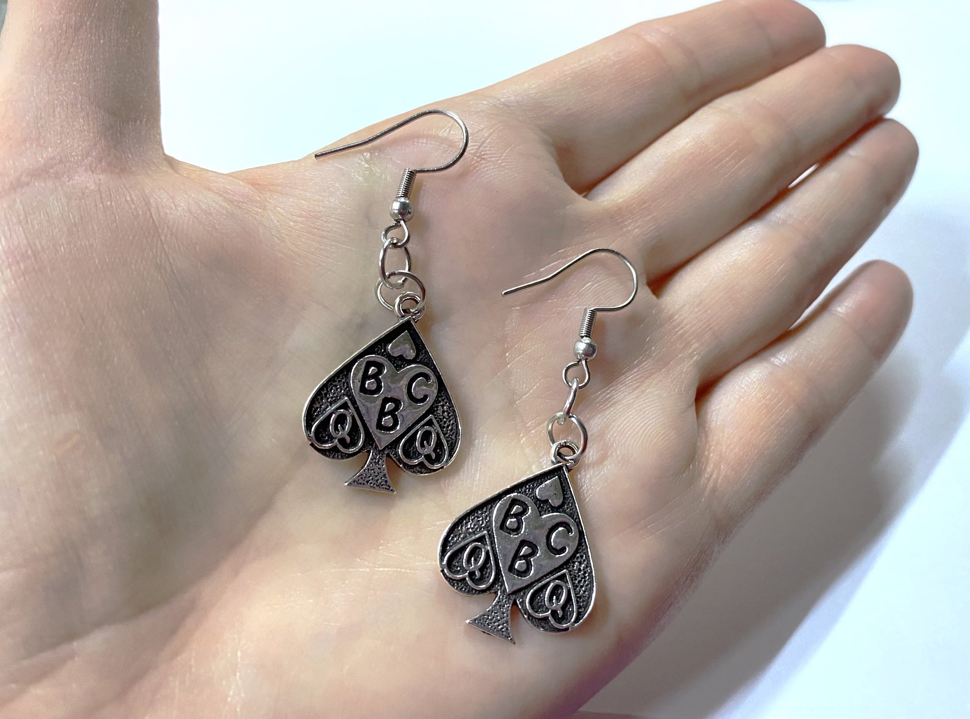 QOS BBC Queen of Spades BBC Owned Earrings – Ankletme